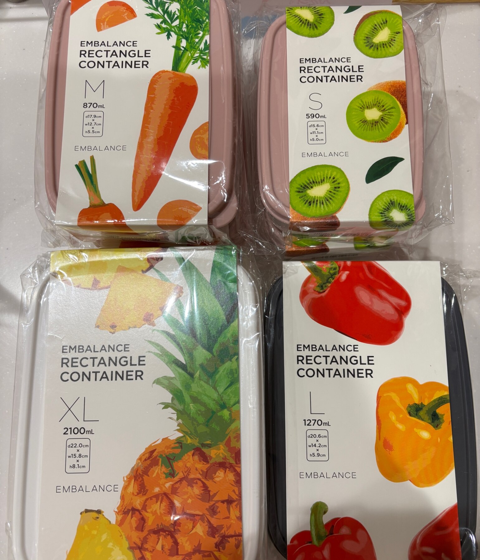 【ポイント最大10倍】EMBALANCE RECTANGLE CONTAINER 590ml (エンバランス レクタングルコンテナ 590ml ...
