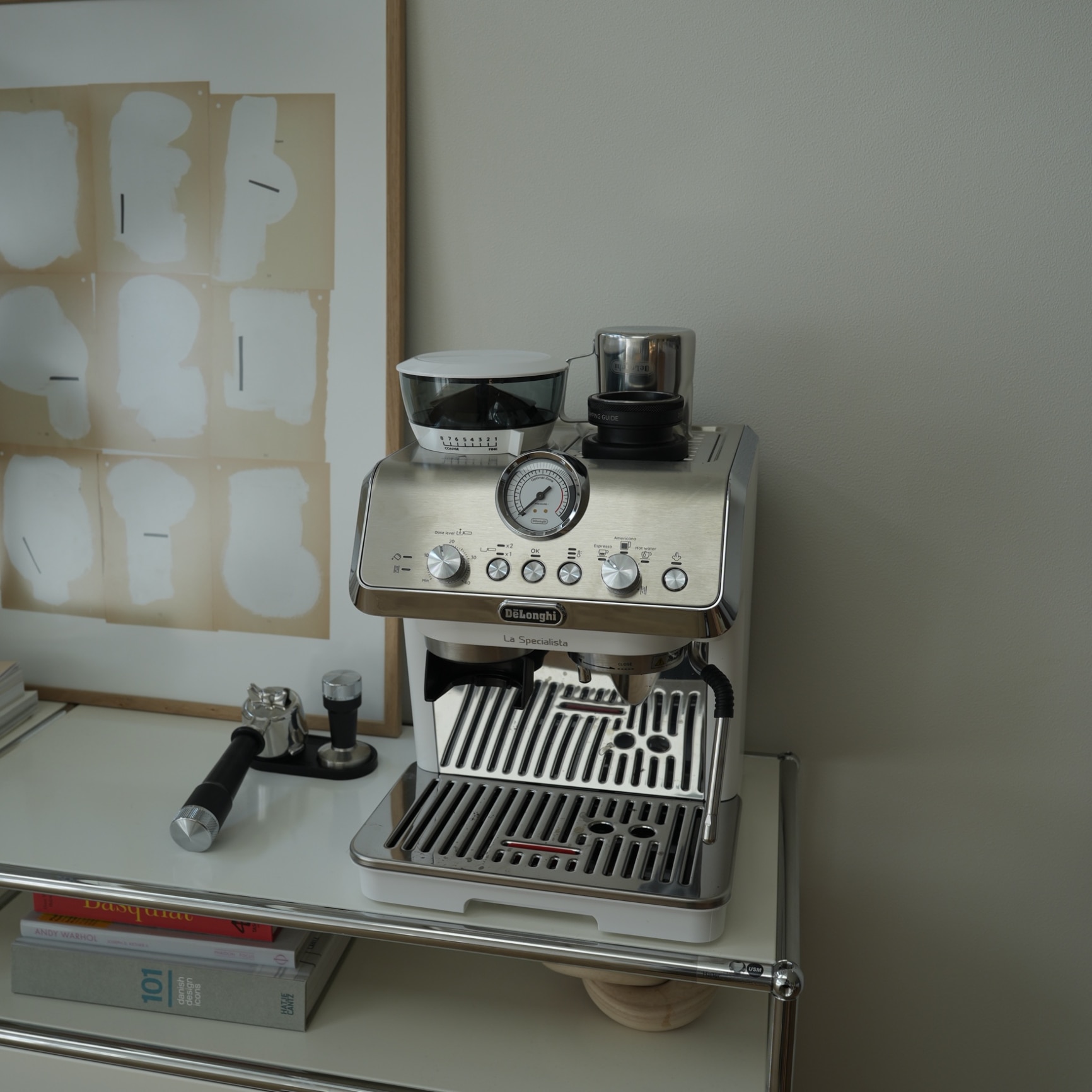 デロンギ ラ・スペシャリスタ・アルテ グラインダー付き エスプレッソ・カプチーノメーカー [EC9155J-W] delonghi 公式 豆から挽く エスプレッソ カプチーノメーカー コーヒー ...