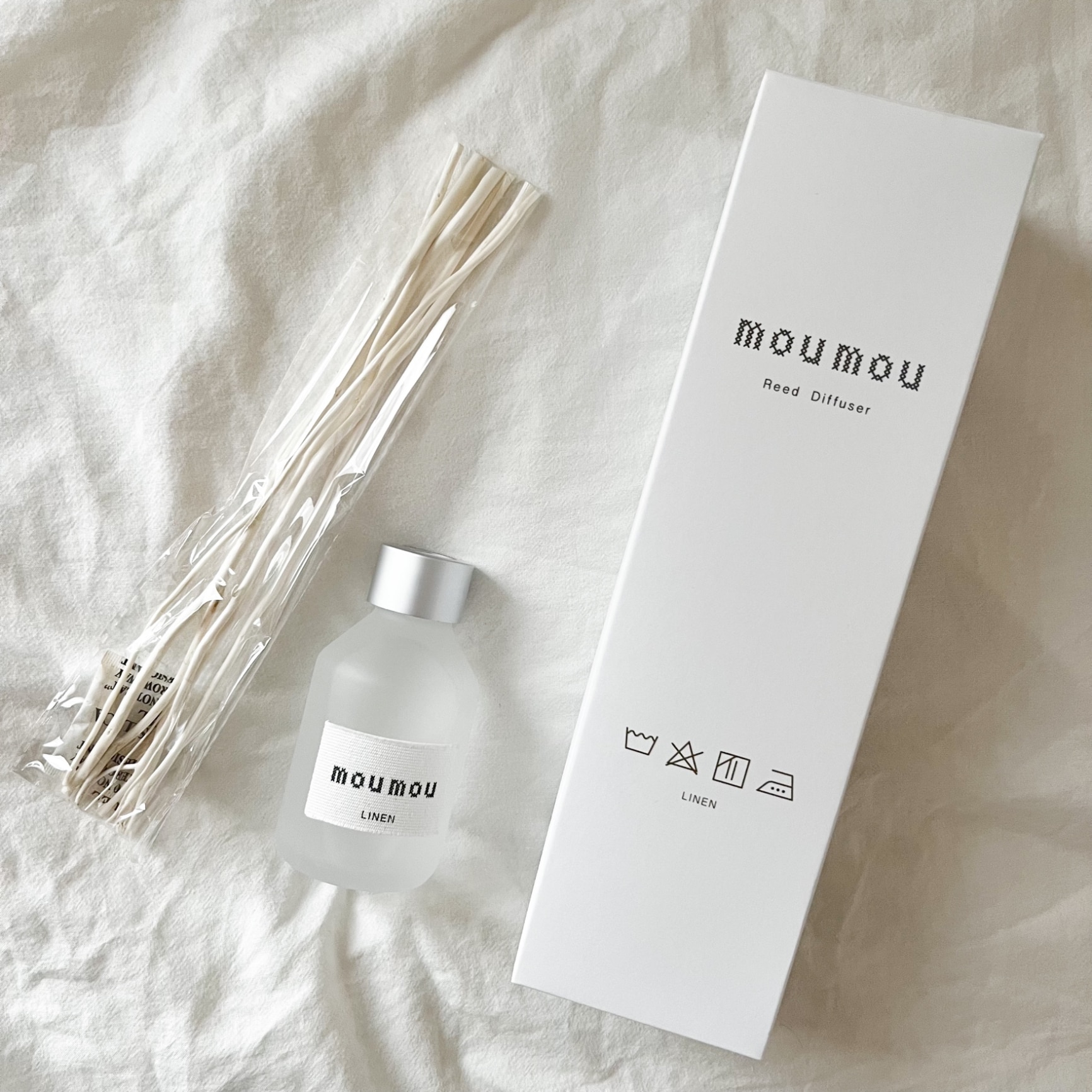 moumou リードディフューザー リネン 0138003 100ml おしゃれ(代引不可)