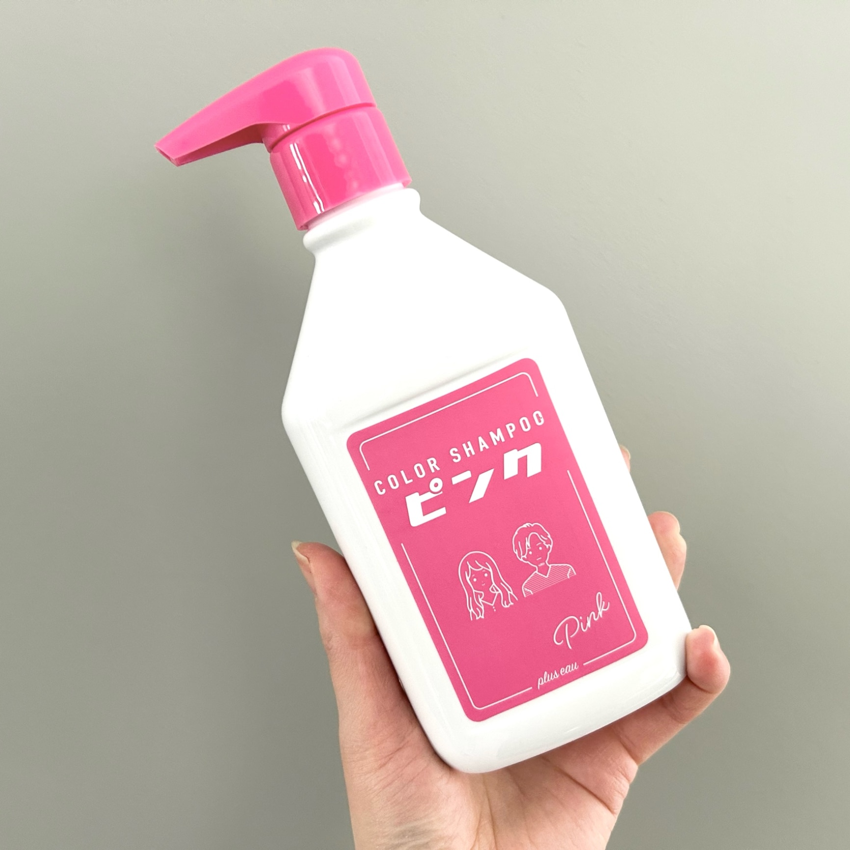 plus eau プリュスオー カラーシャンプー ピンク 280ml ピンク系のブリーチ髪に 2本セット
