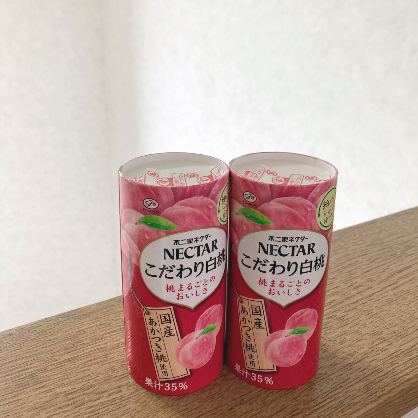 伊藤園 不二家ネクター こだわり白桃 195g カート缶 24本入 〔果汁飲料〕