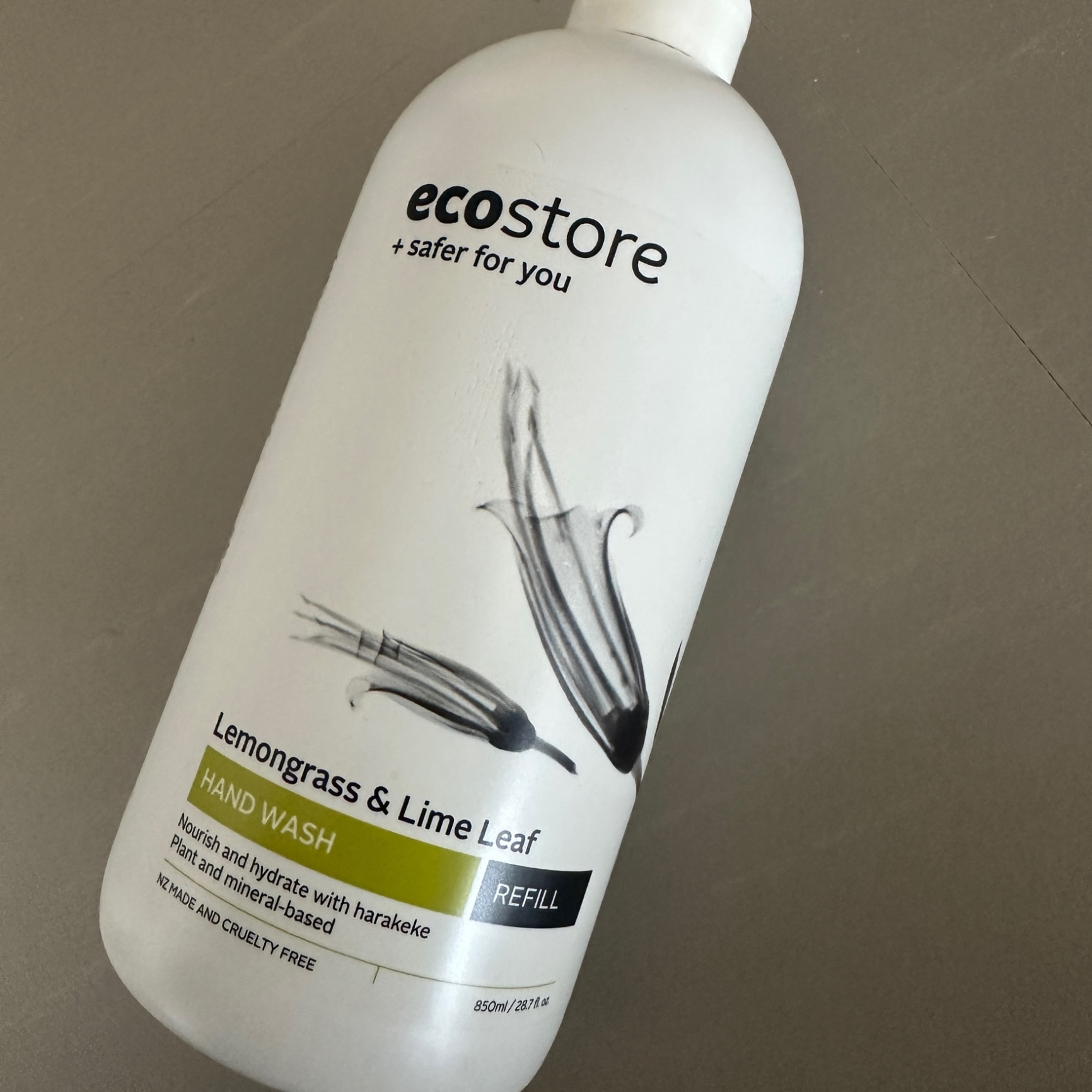 【6/22★2時間20%OFFクーポン配布中】【エコストア公式】ecostore ハンドウォッシュリフィル＜レモングラス＆ライムリーフ＞ 850mL / ハンドソープ おしゃれ 液体せっけん ...