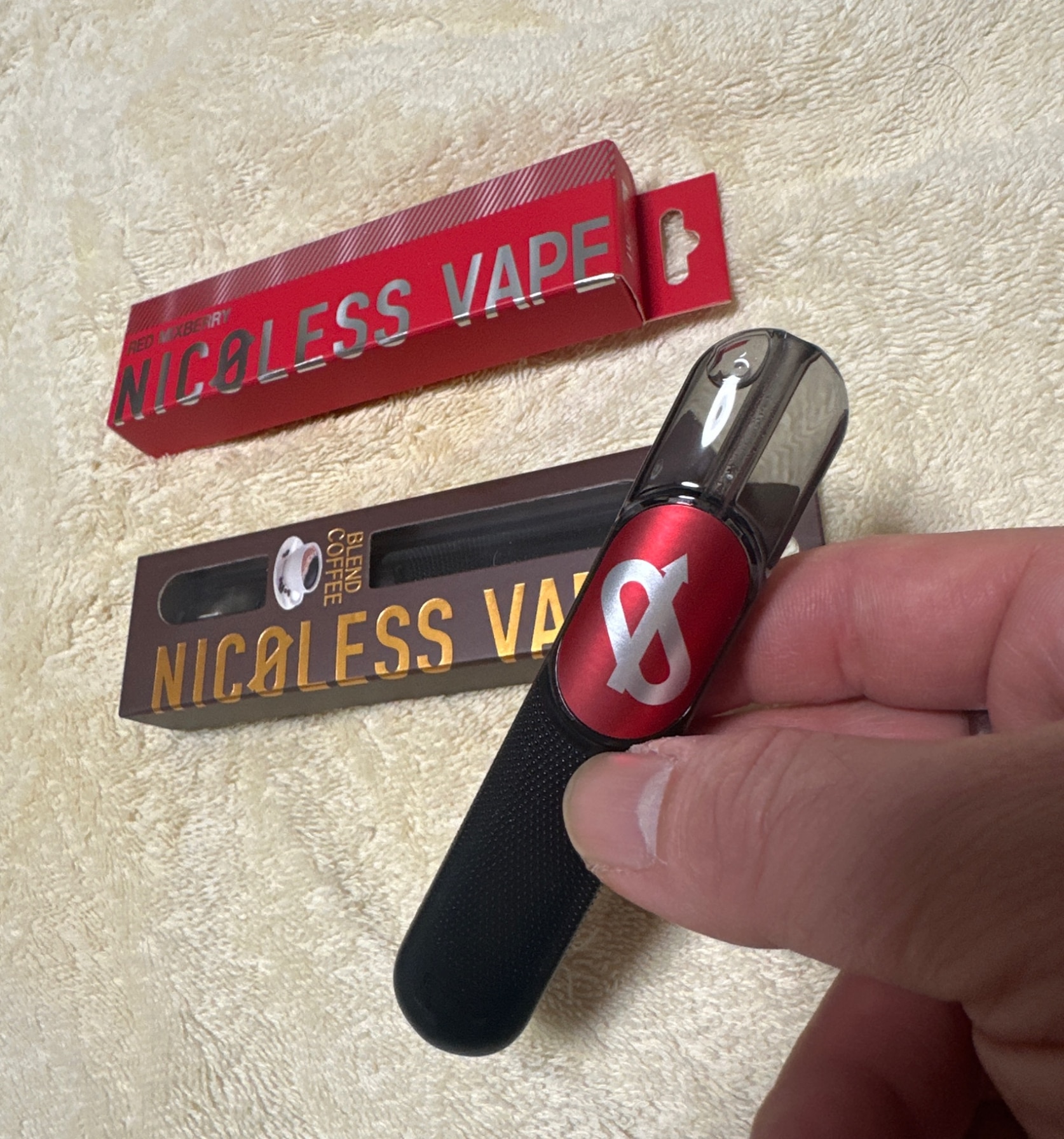 NICOLESS VAPE ニコレス ベイプ 使いきり 電子タバコ タール無し ニコチンなし 加熱式タバコ 火を使わない 水蒸気 リキッド 電子たばこ 禁煙 禁煙タバコ 禁煙グッズ