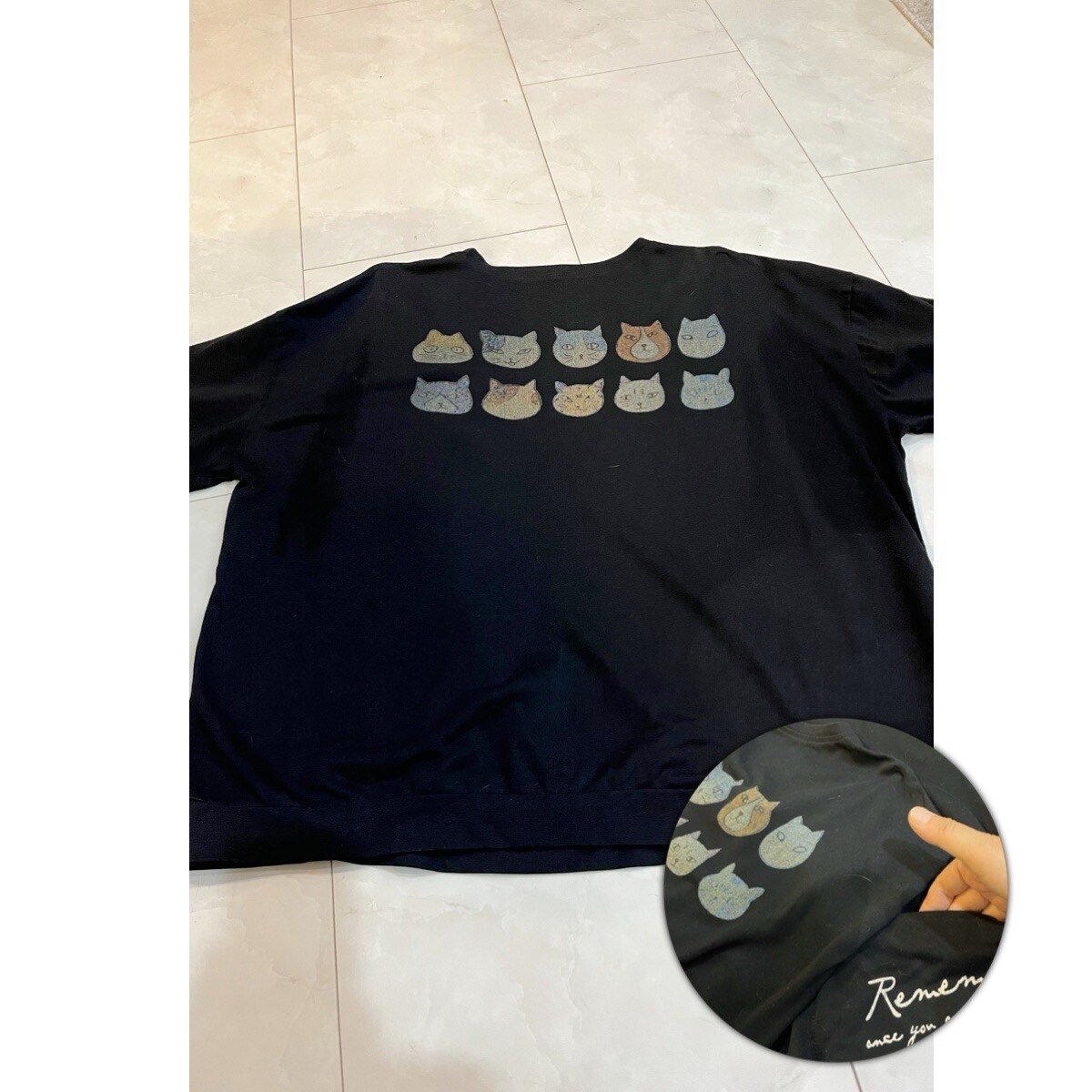 【48H週末限定！店内3点で全品40％OFF！】 【2990円！クーポンで！】 tシャツ カットソー レディース ロゴプリント 猫 キャット ...