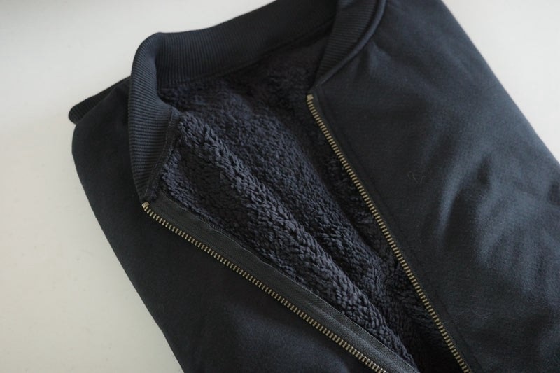 【大阪ほんわかテレビで紹介！】ブルゾン M-L/L-LL 防風 ＆ 裏ボア ジャケット ジャンパー MA1 上着 長袖 大きいサイズ ゆったり 冬 zootie（ズーティー）：BB MA-1 ...