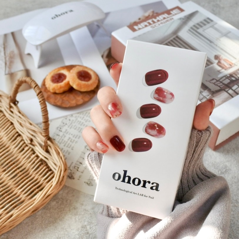 【公式】N Mulberry：ND-187 ohora gelnails nail オホーラ ネイル ジェルネイル ネイルシール セルフネイル ネイルステッカー おうちネイル ネイルデザイン ...