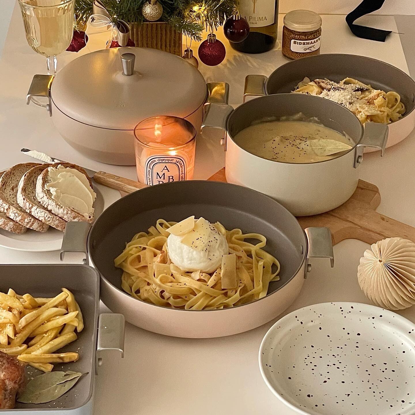 Dr.HOWS ( ドクターハウス ) PLATING プレーティング シリーズ 蓋つき 5点セット 両手鍋 2種16cm 18cm 両手パン 3種 20cm 22cm 24cm【SMU】