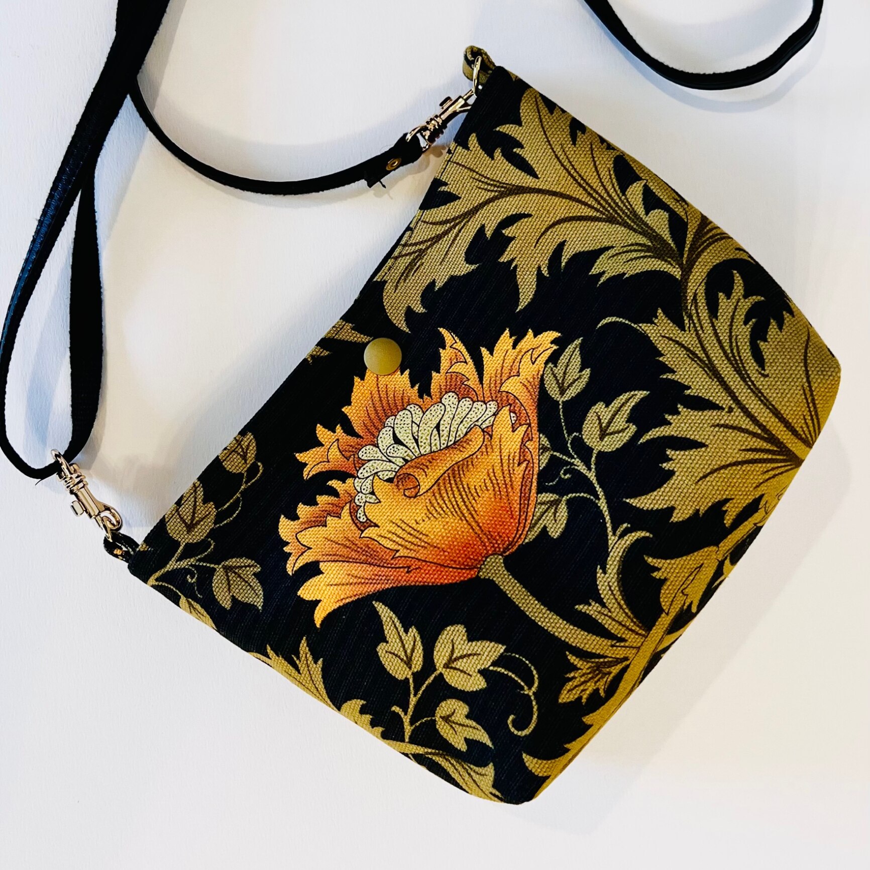 MODA（モダ) BEST OF MORRIS ベストオブモリス アネモネ ブラック シーチング生地 dou 【メール便3m可】 パッチワーク ...