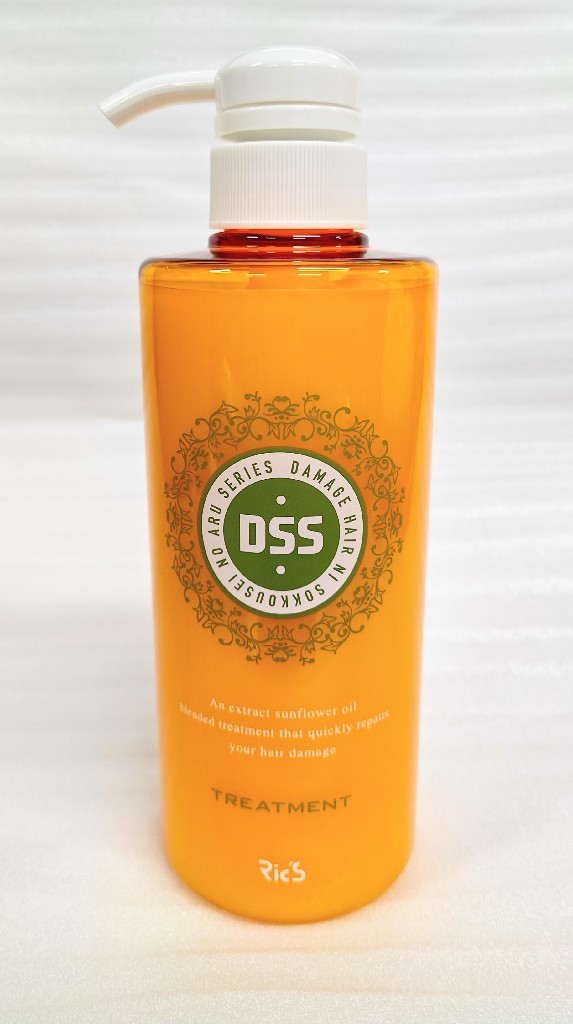 【送料無料！】Ric'S リックス DSS トリートメント 500mL【ダメージケア 毛髪ケア 頭皮ケア ひまわり油 ディーエスエス プロ仕様 サロン専売 美容専売 美容室 サロンヘアケア】
