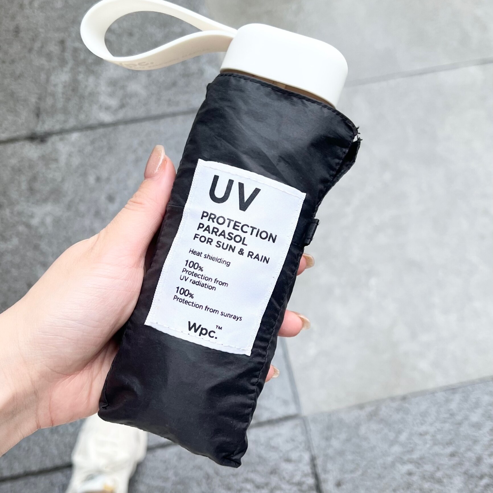 ランキング常連【Wpc.公式】折りたたみ 日傘 遮光切り継ぎtiny【完全遮光100％ 完全UVカット率100％生地 重量210g 超軽量 6本骨 コンパクト 晴雨兼用 レディース メンズ ...