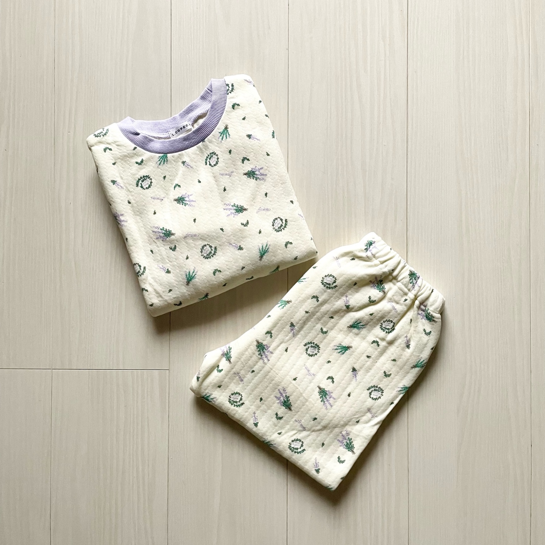 10%OFF★ 】【送料無料】L.COPECK エルコペック 長袖 パジャマ 寝巻き キルティング キッズ 女の子 男の子 子供服 秋 かわいい かっこいい 上下セット こども ルームウェア ...