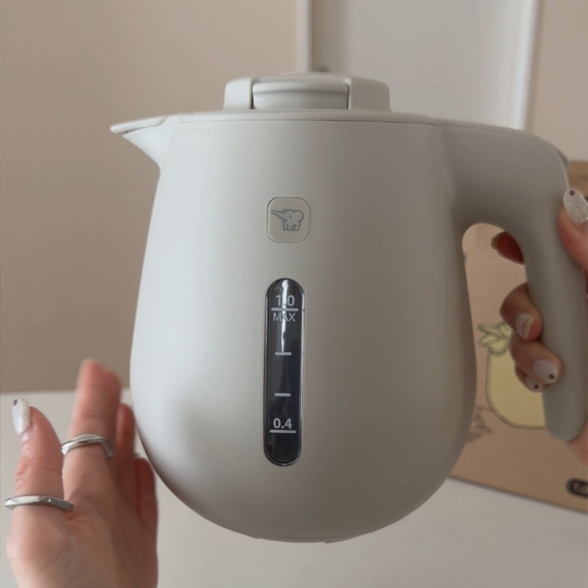 【推奨品】象印マホービン CK-DB08-CA 電気ケトル ベージュ CKDB08CA