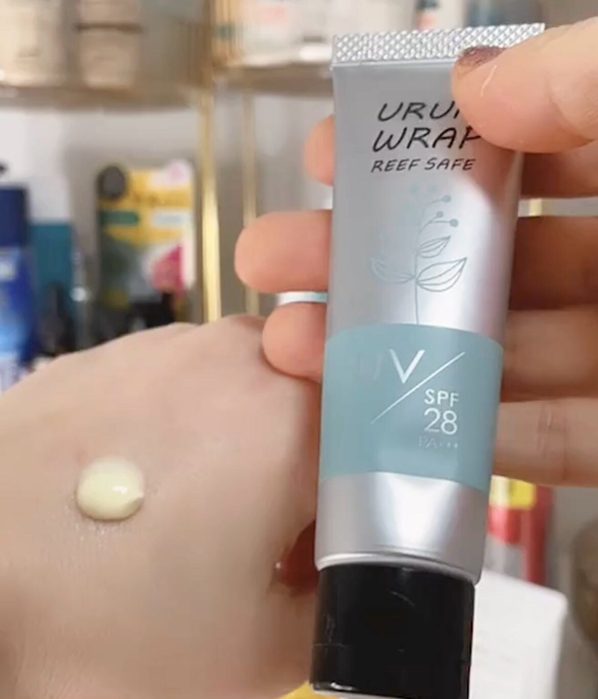 \無香料が新登場／【楽天1位】日焼け止め ノンケミカル【ウルンラップ UVクリーム SPF28 PA+++】オーガニック 日焼け止め 子供 紫外線吸収剤不使用 日焼け止め 顔 日焼け止め ...