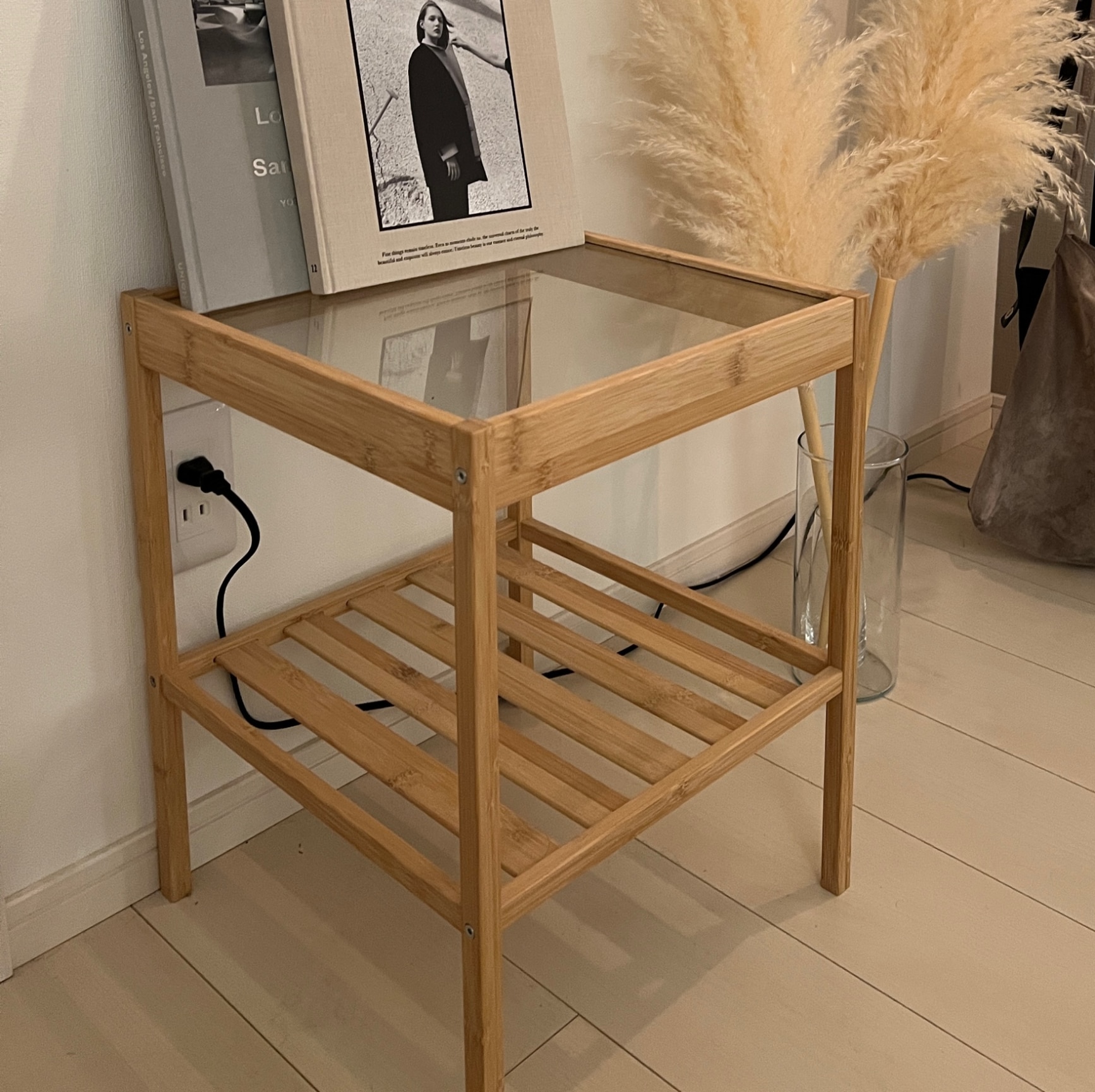 【IKEA】NESNA/ネスナ ベッドサイドテーブル36x35 cm