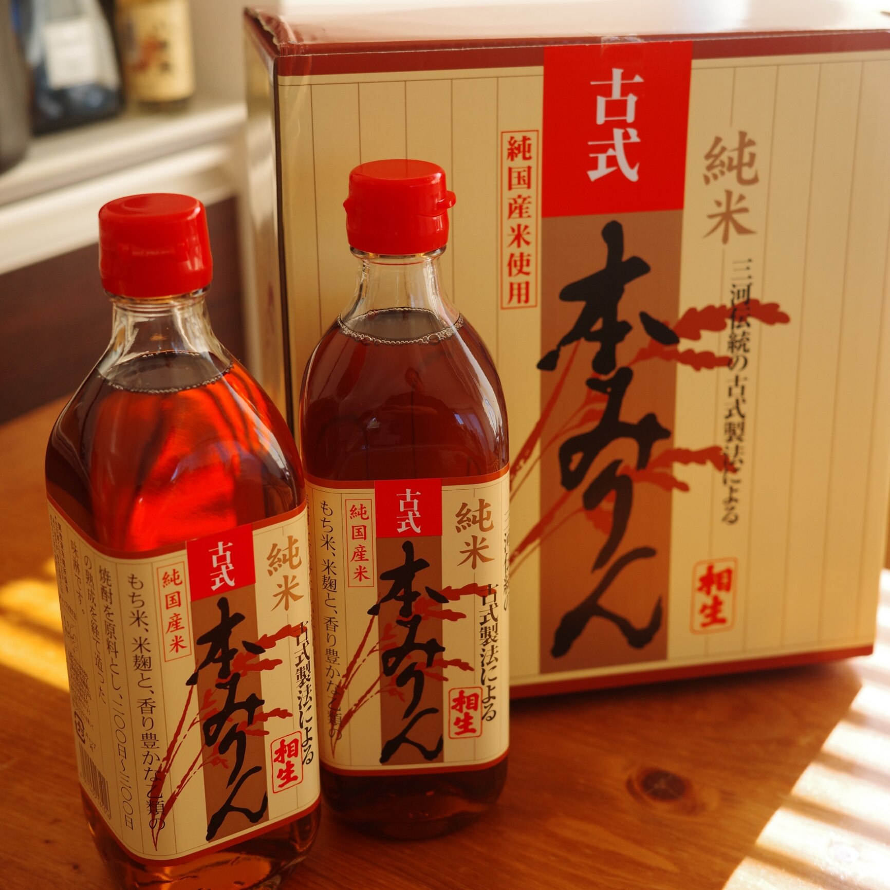 【ふるさと納税】みりん A008-13 三河産 純米本みりん 『相生古式本みりん』6本セット 糖類不使用 /国産もち米 味醂 本味醂 糖類無添加 純国産米使用 みりん 三河 無添加.無着色 MB