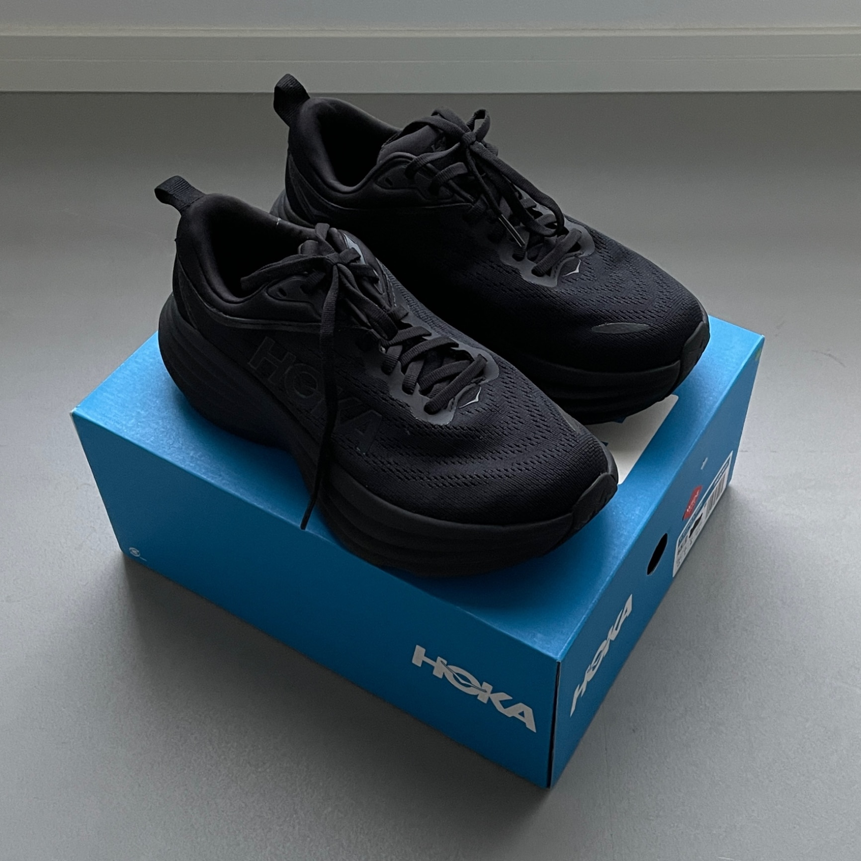 ホカ ランニングシューズ レディース ボンダイ8 ワイド Bondi 8 Wide 1127954 ブラック/ブラック BBLC HOKA