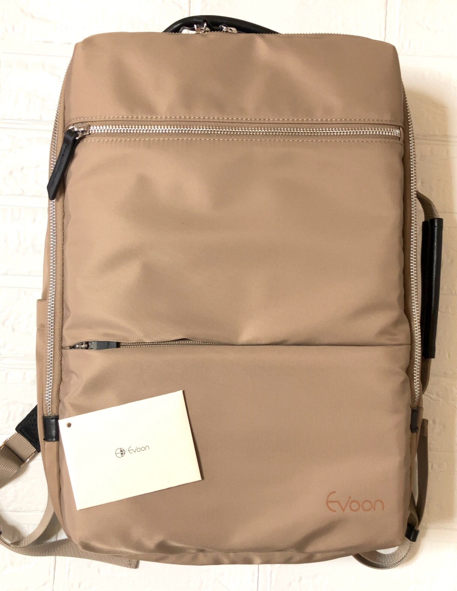 【14個の機能搭載！】 Evoon マルチビジネスリュックEmma 大容量 18L 軽量 990g レディース 多機能 多収納 多ポケット 自立構造 キャリーオン 撥水 通勤 出張 旅行 ...