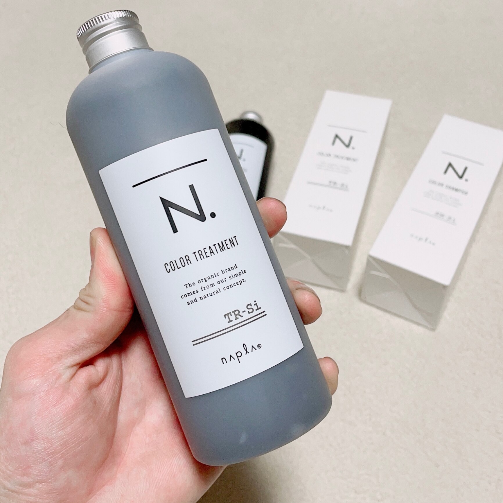 各1個セット ナプラ N. エヌドット カラーシャンプー シルバー 320mL ＆ カラートリートメント シルバー 300g napla カラーキープ 天然由来 ヘアケア アウトレット商品 ...