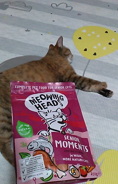 【シニア猫用】 MEOWING HEADS ミャオイングヘッズ シニア モーメンツ ドライキャットフード シニア猫用(7歳以上) 450g
