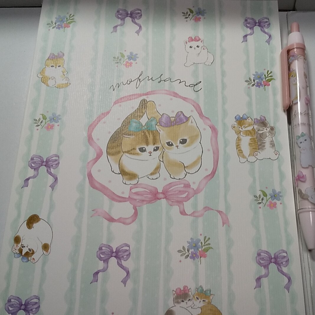 mofusand ノートA5 りぼん モフサンド 学習 がくしゅう 第9弾 786964