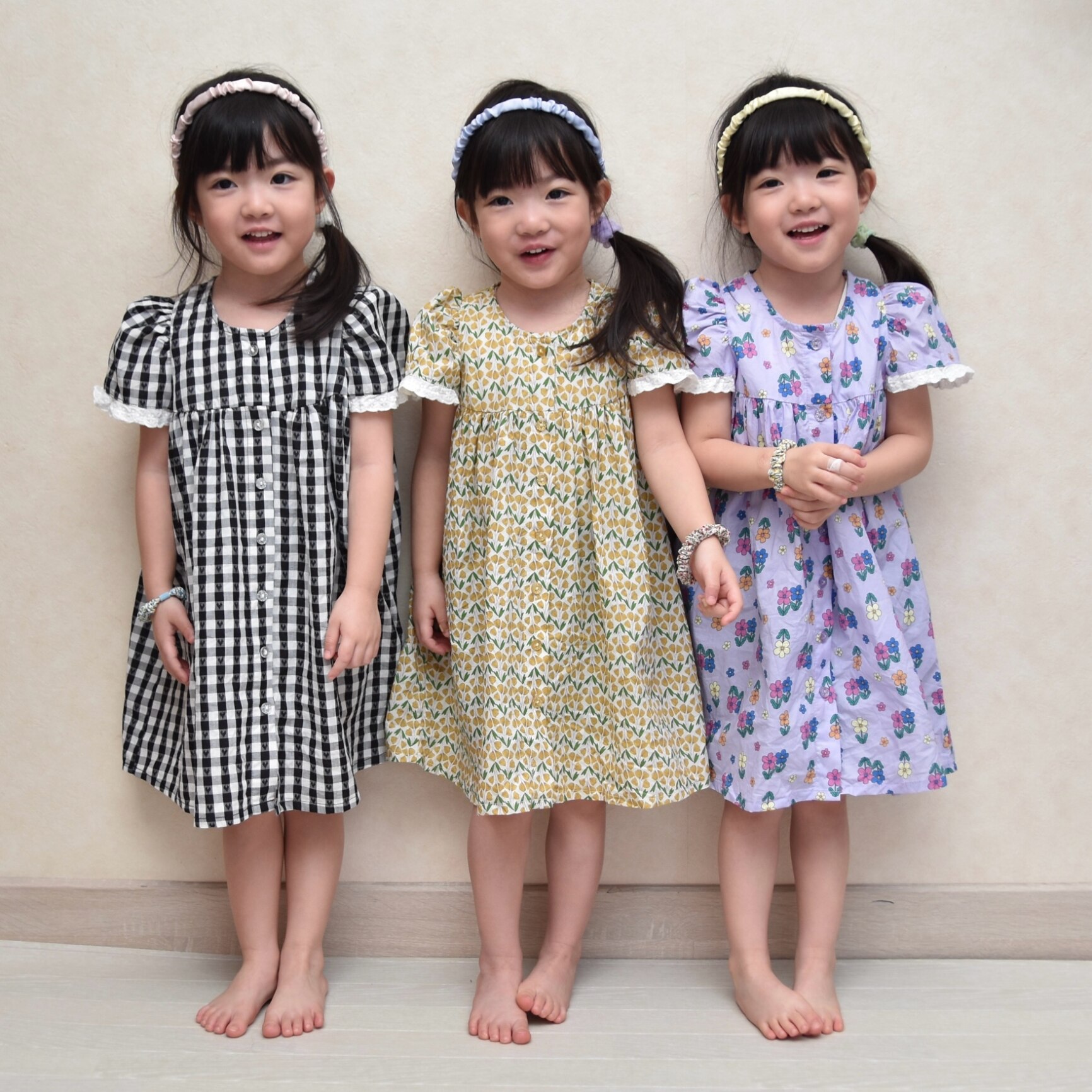 リセマイン(Lycee mine)柄アソートキャップスリーブ2wayワンピース