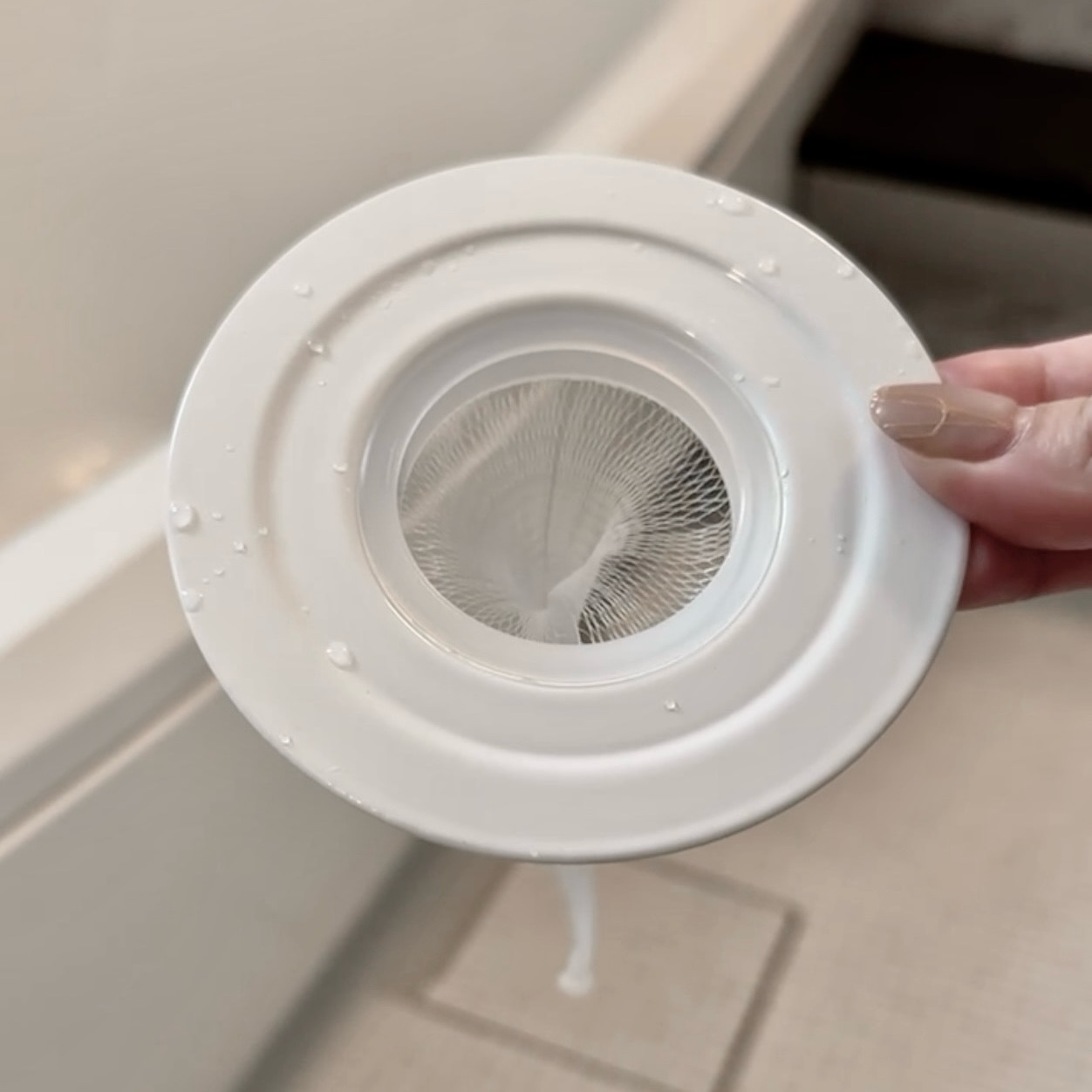 【FULNG お風呂ヘアキャッチャー TOTO向け】お風呂 排水溝 掃除 ユニットバス 排水口ネット 排水溝ネット はいすいこう ネット ごみ受け 送料無料 極排水 [実用新案出願済み]