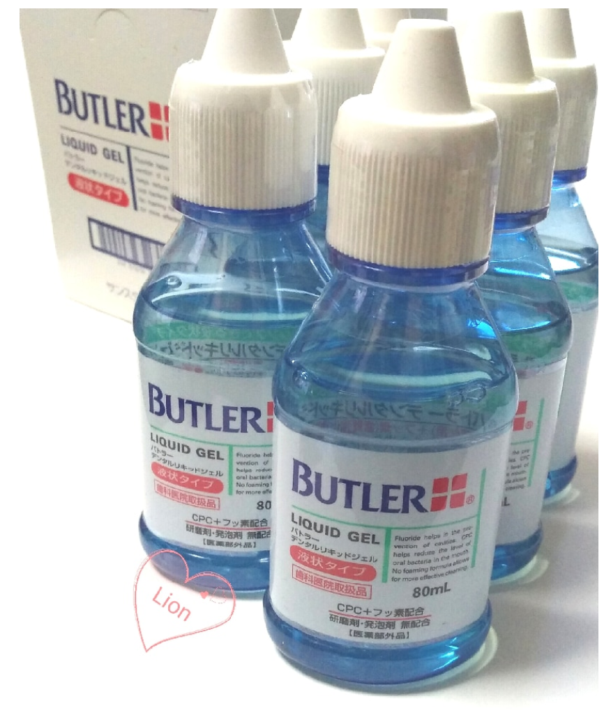 バトラー デンタルリキッドジェル 80ml 6本 【メール便不可】医薬部外品