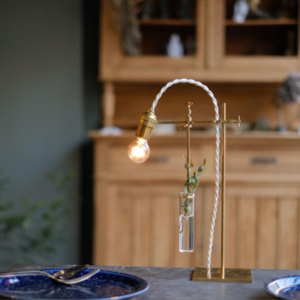 BRANCH BIT LAMP BL2 WVT ライト ランプ 照明 スタンド 真鍮 ハタガネ 置物 オブジェ インテリア 雑貨 おしゃれ ...