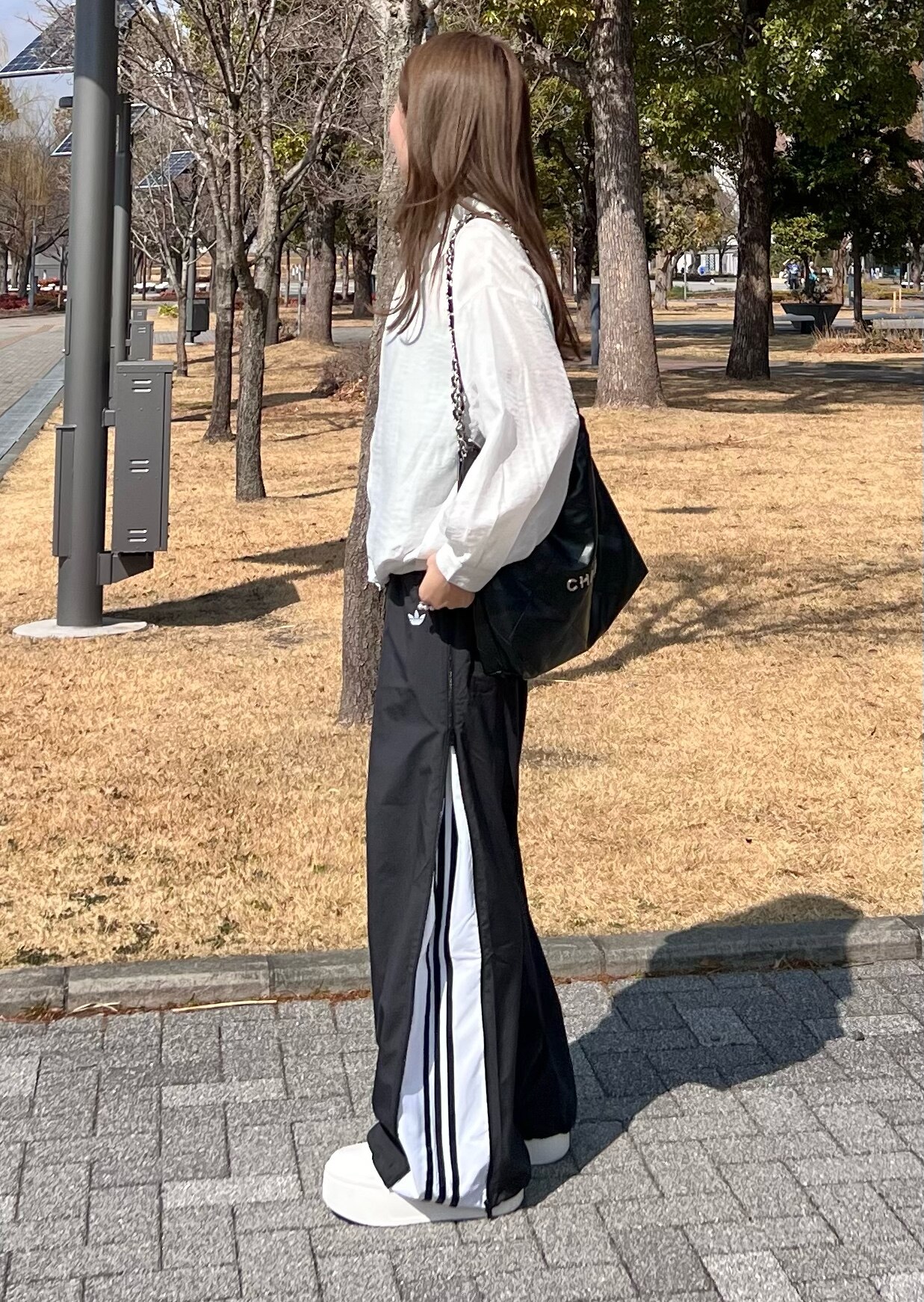 レディース 【adidas】 アディダス W ZIP WOVEN TP(ADILENIUM3) ロングパンツ JX9206