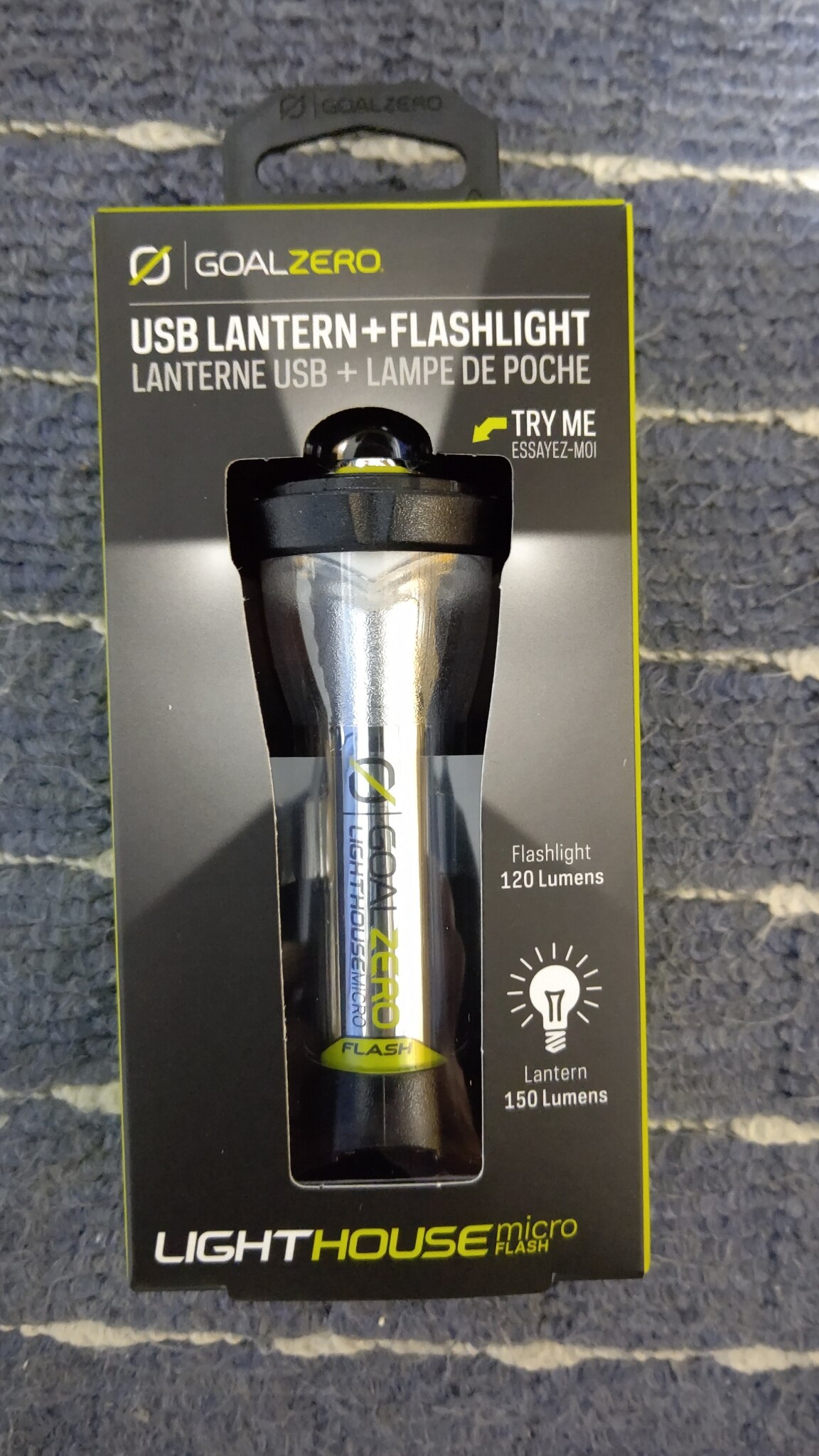 6ヶ月保証！ Goal Zero LIGHTHOUSE micro FLASH マイクロ フラッシュ GoalZero USB充電式 LED ミニランタン 150ルーメン 防水 懐中電灯付 ...