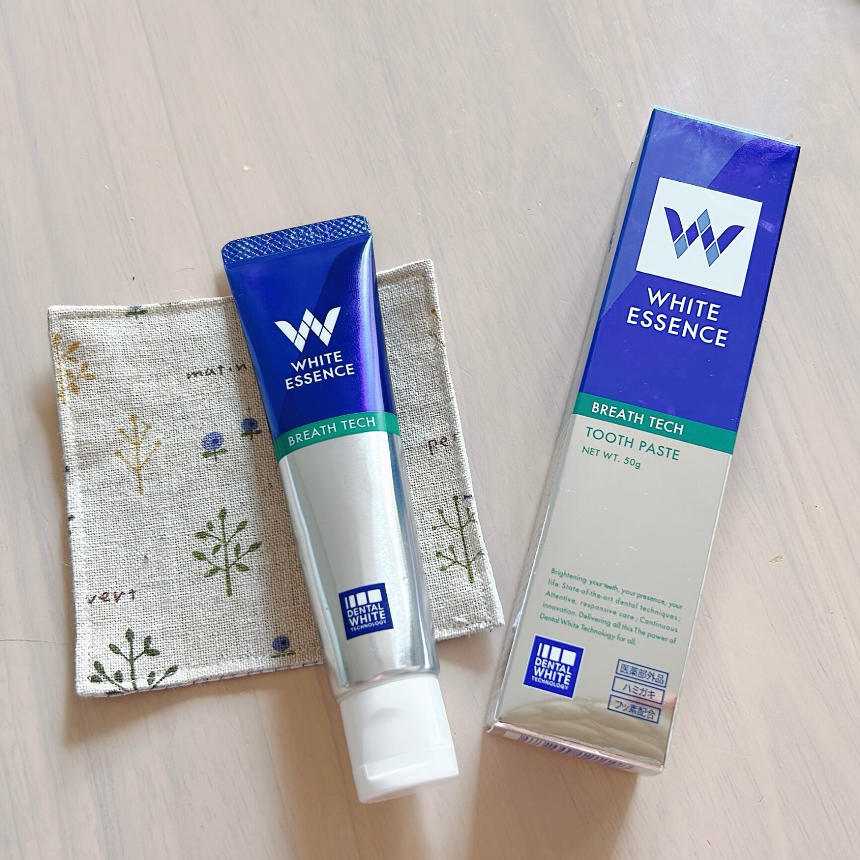 【楽天1位】口臭ケア 歯磨き粉 ブレステック ハーブミント味 ホワイトエッセンス 医薬部外品 研磨剤なし フッ素 IPMP CPC 黄ばみ ヤ ...